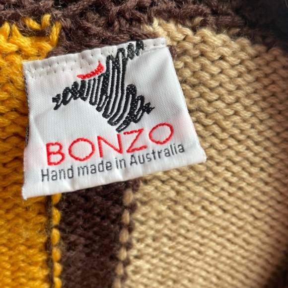 bonzo | Sweaters | Vintage Bonzo Handmade Koala Cardigan | Poshmark